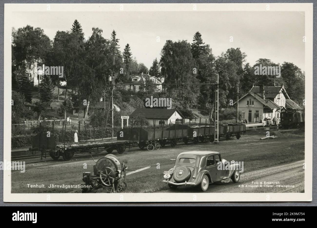 Tenhult Railway Station Stock Photo - Alamy