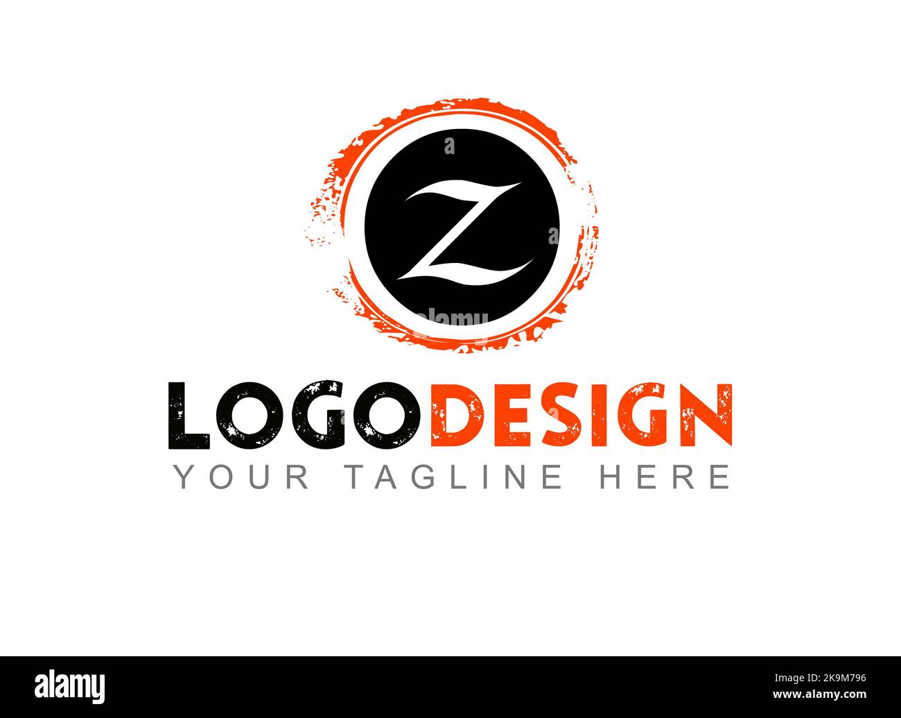 Letter Z Logo Design. Your Text Here . Logo Template on white ...