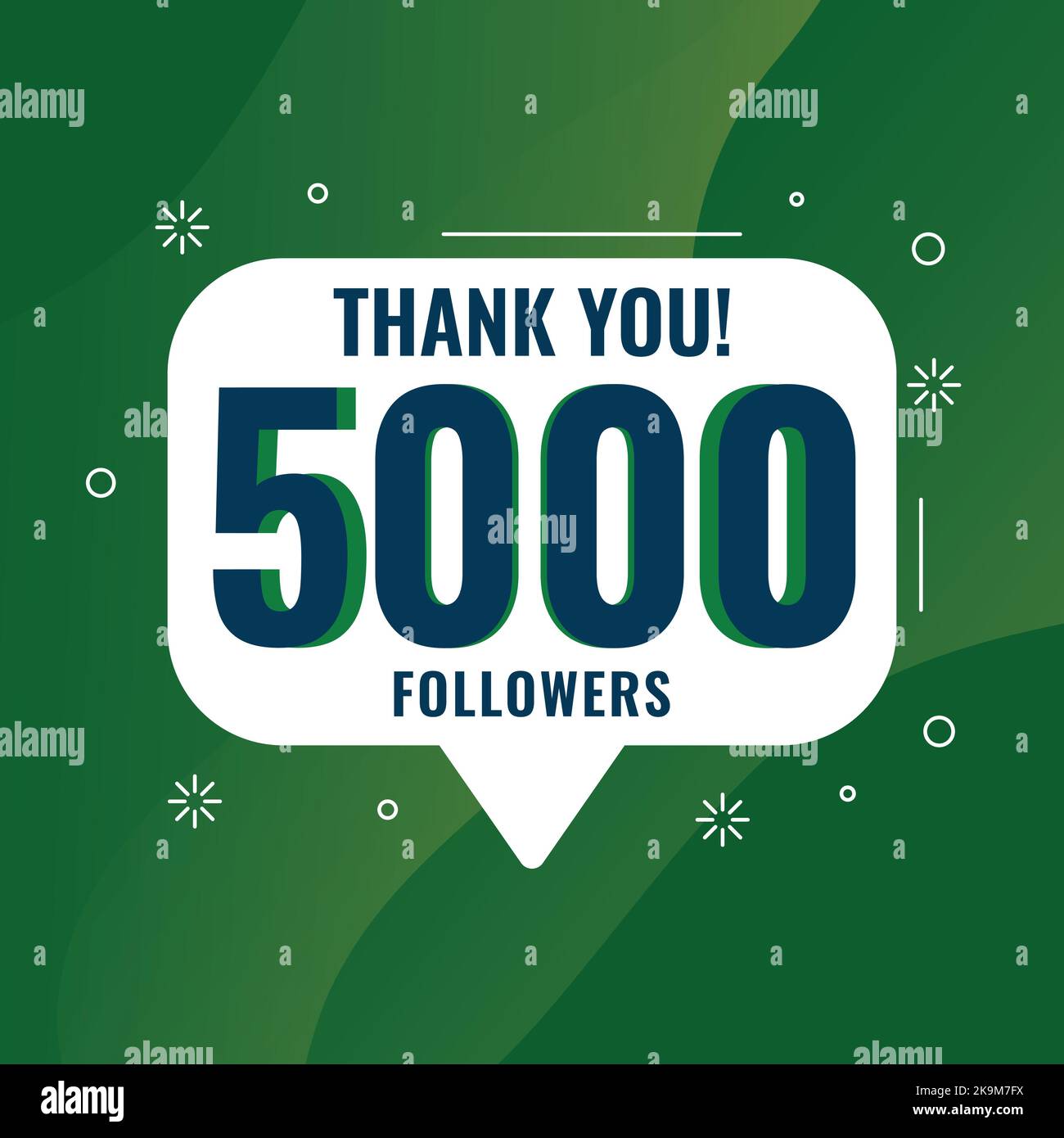 1 Million Followers. Social media followers vector illustration ...
