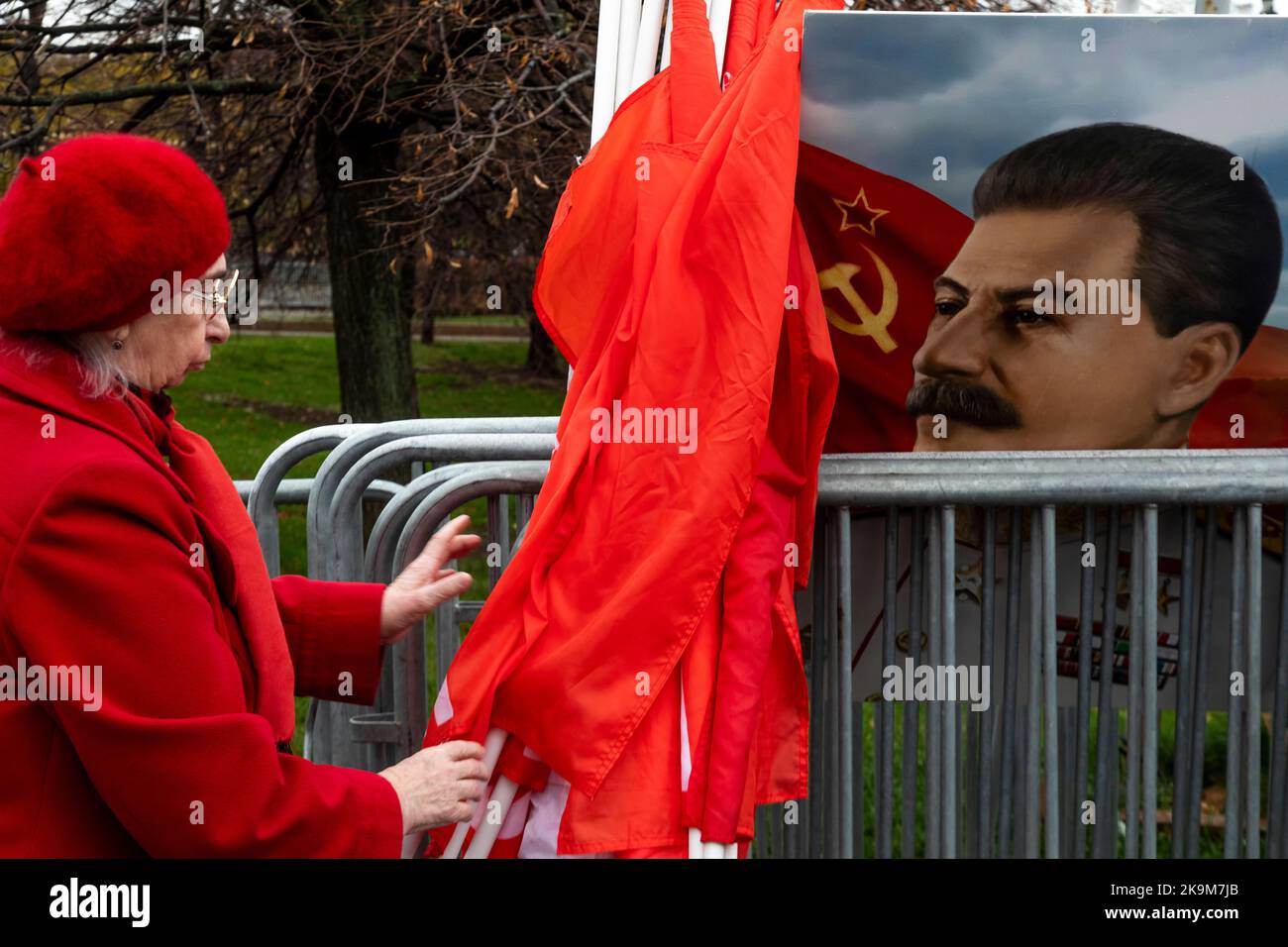 Moscow, Russia. 29th of October, 2022. Communist Party (KPRF ...