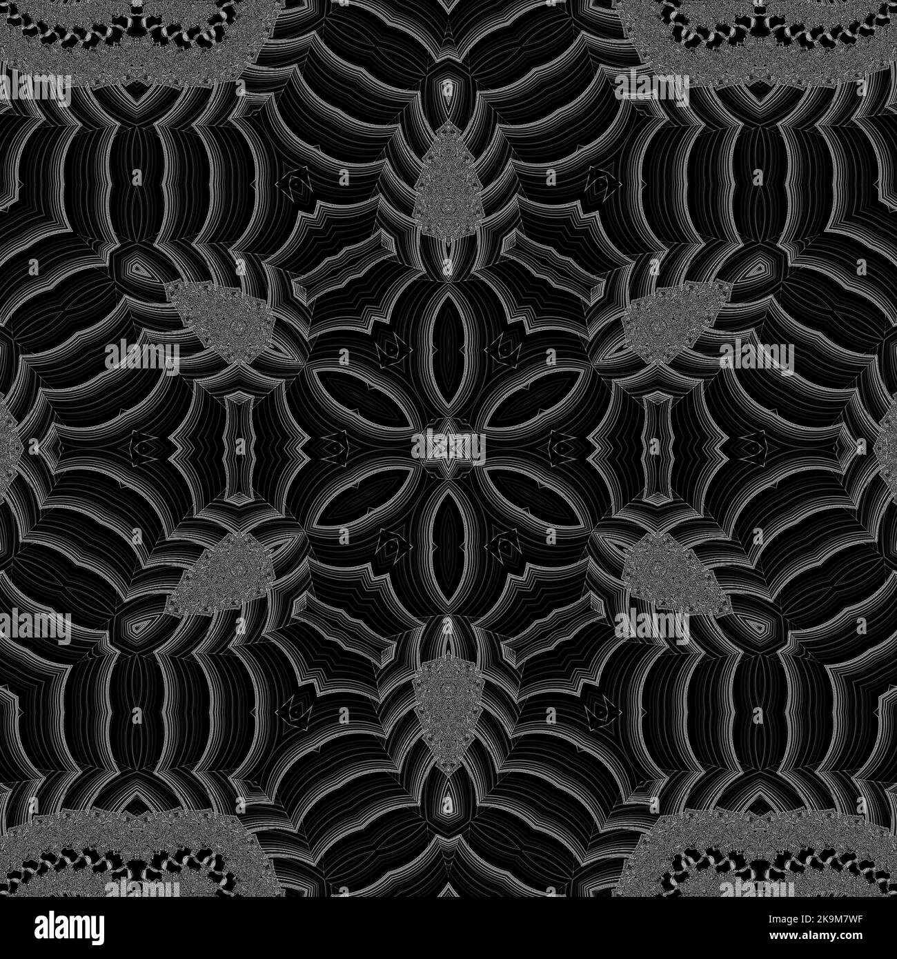 Abstract Computer generated Fractal design. A fractal is a never-ending ...