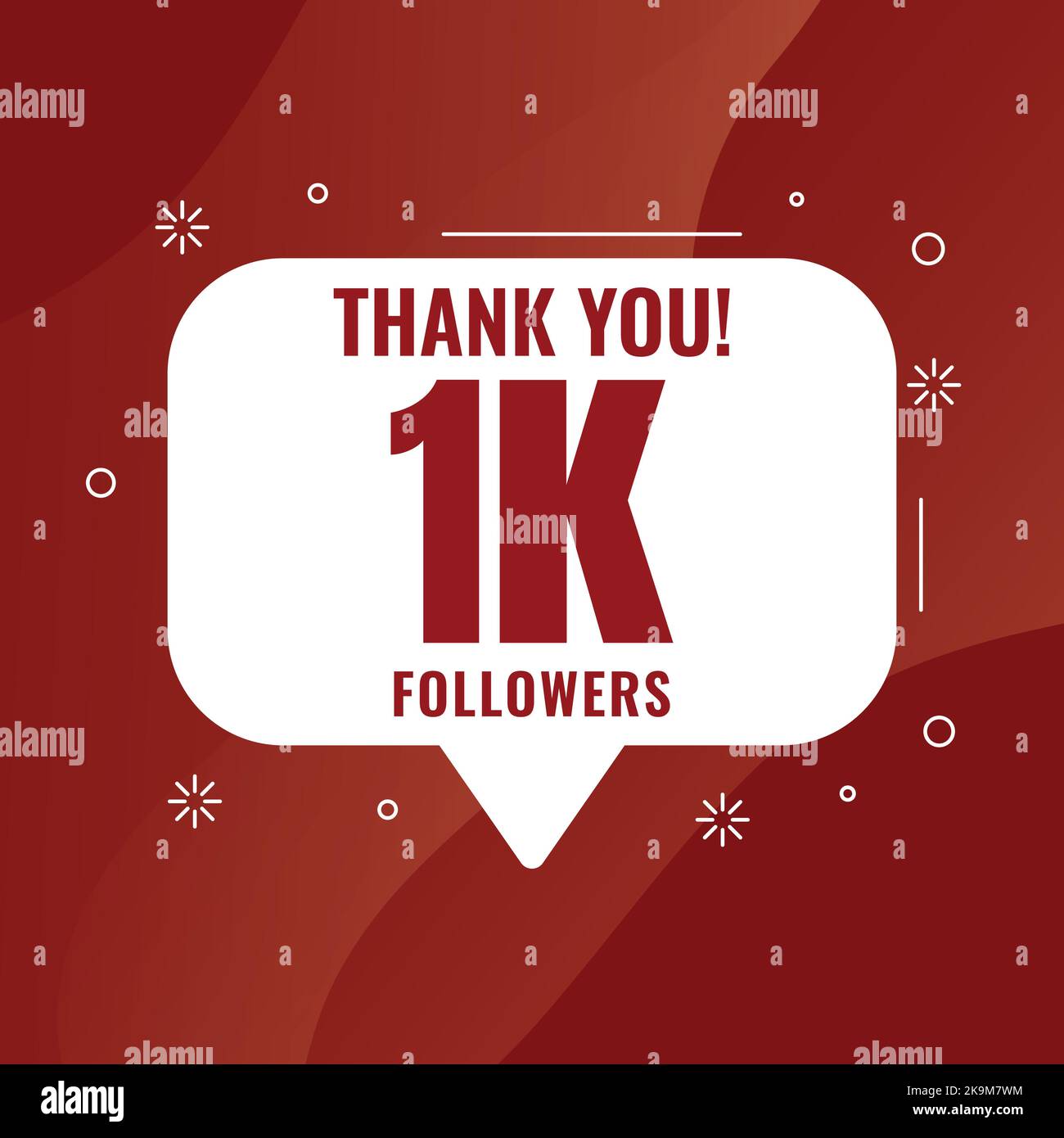 1 Million Followers. Social media followers vector illustration ...