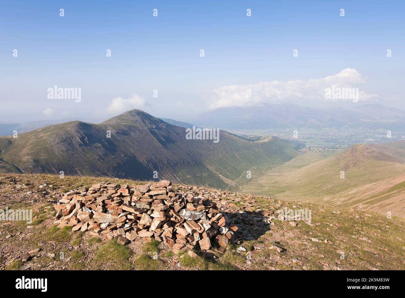 Grisedale Pike from the summit of Crag Hill in the English Lake ...
