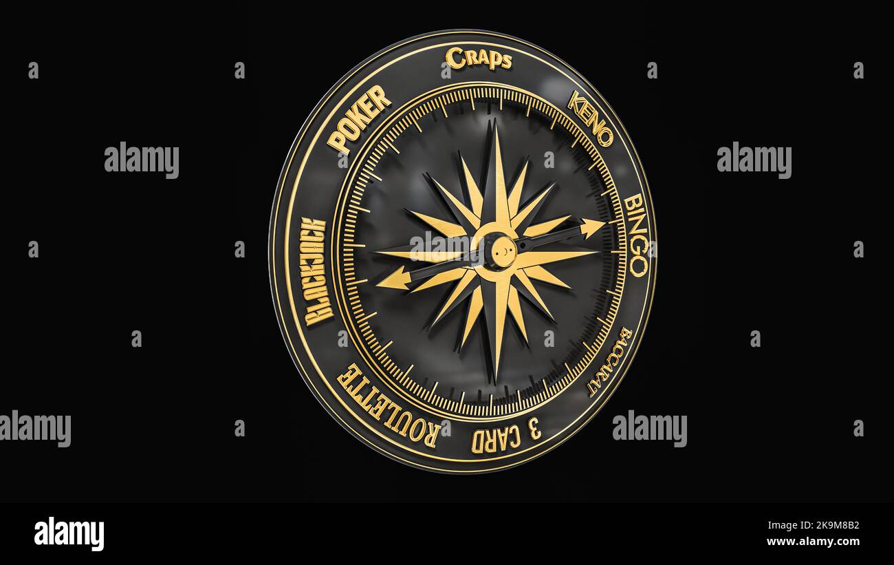 3d rendering symbol compass hi-res stock photography and images - Alamy