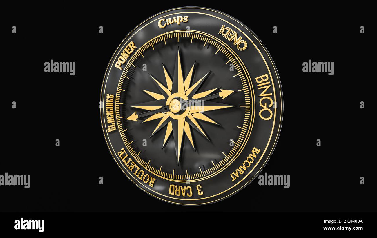 3d rendering symbol compass hi-res stock photography and images - Alamy