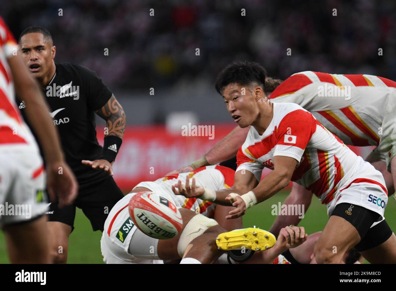 Japan's Naoto Saito during the rugby test match between Japan and New ...