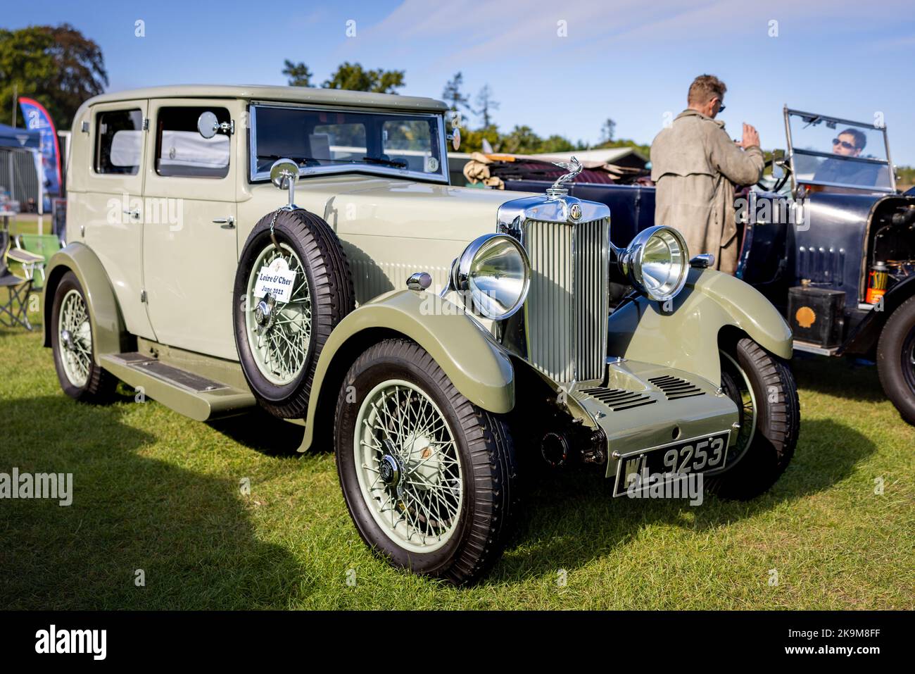 1930 MG ‘WL 9253’ on display at the Race Day Airshow held at ...