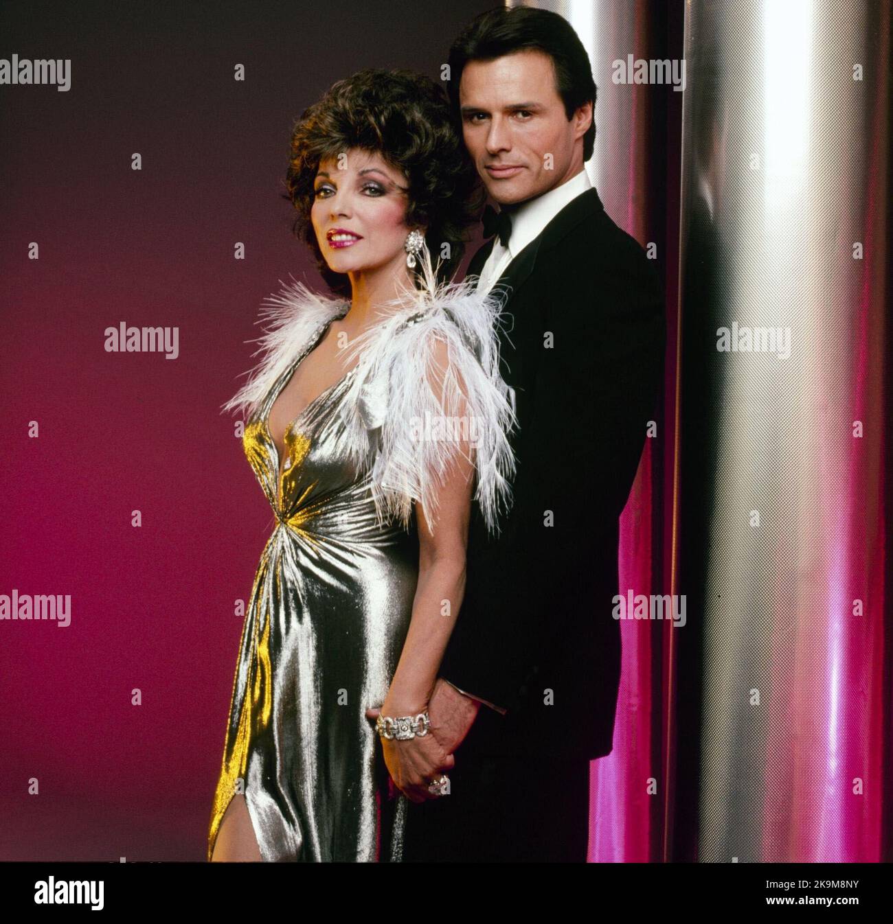 JOAN COLLINS and MICHAEL NADER in DYNASTY (1981), directed by PHILIP ...