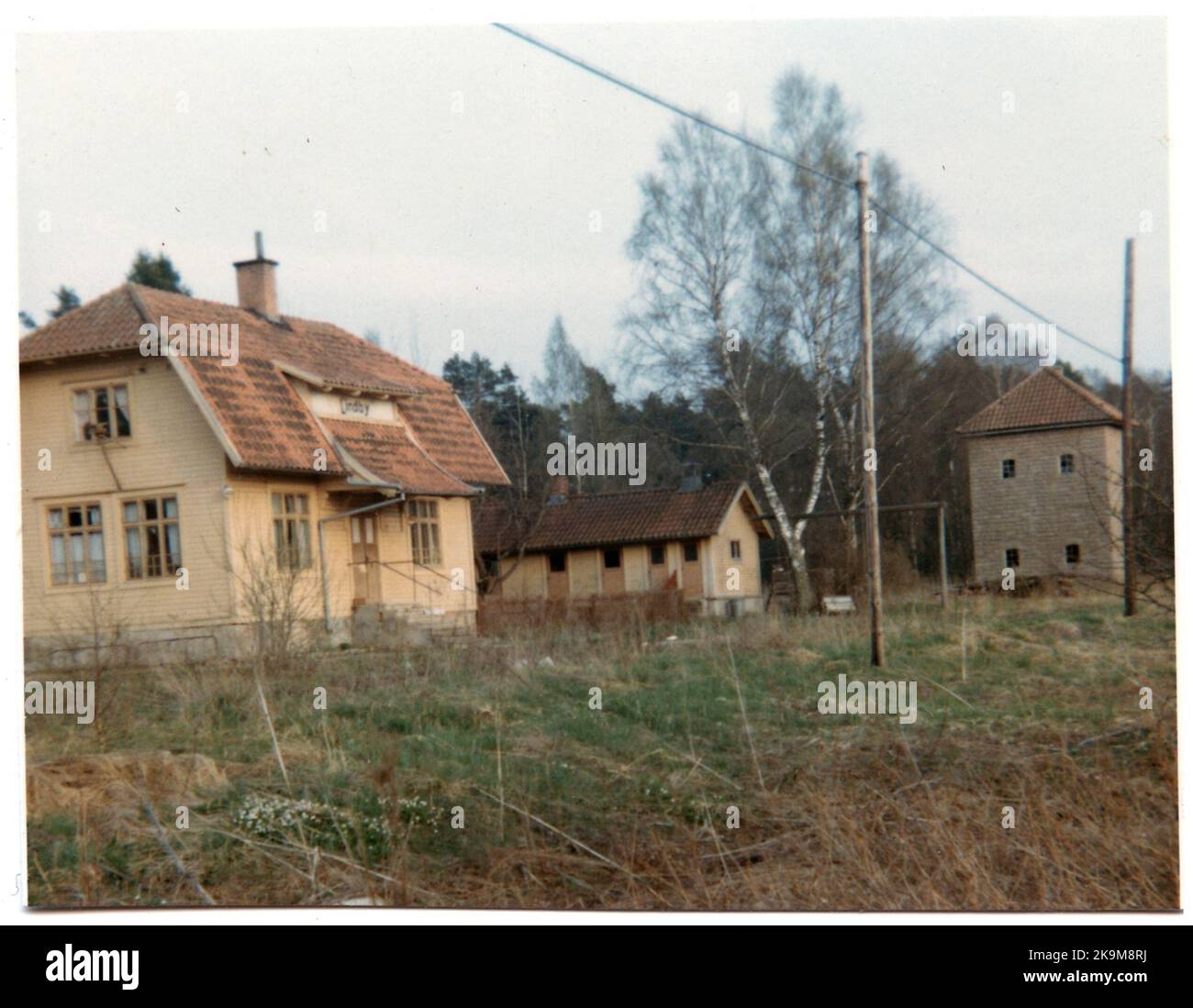 Ölands Lindby station Stock Photo - Alamy