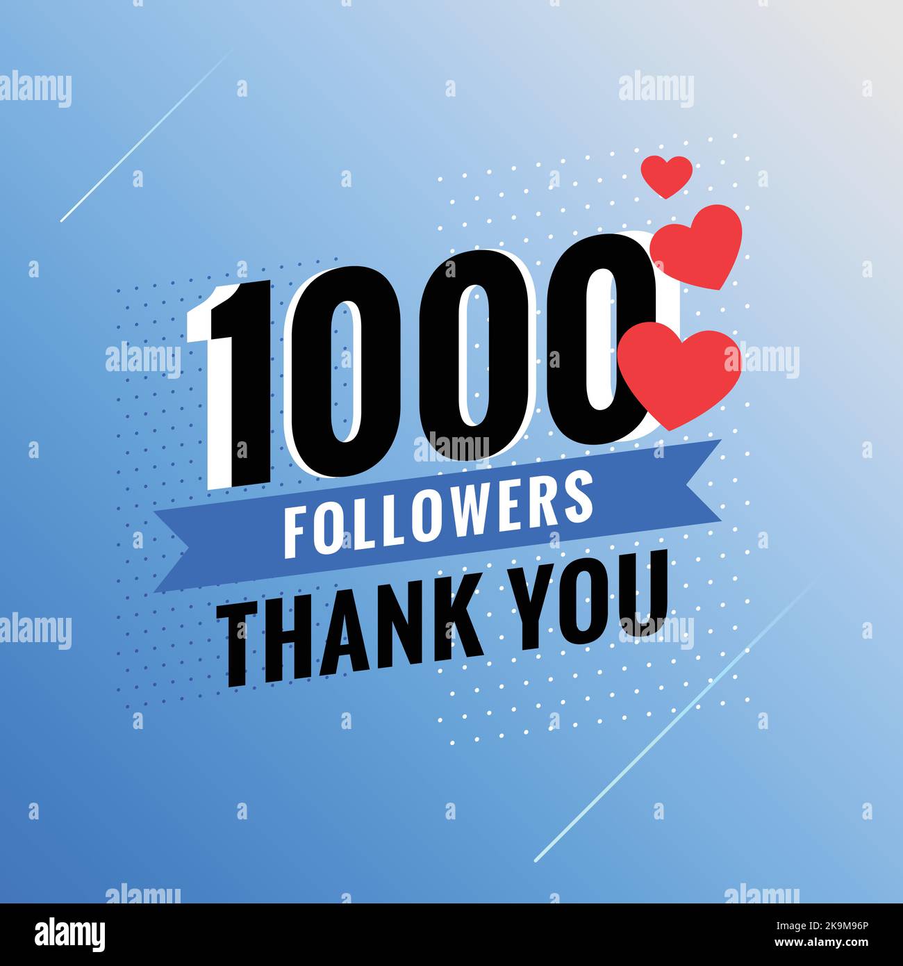 1 Million Followers. Social media followers vector illustration ...