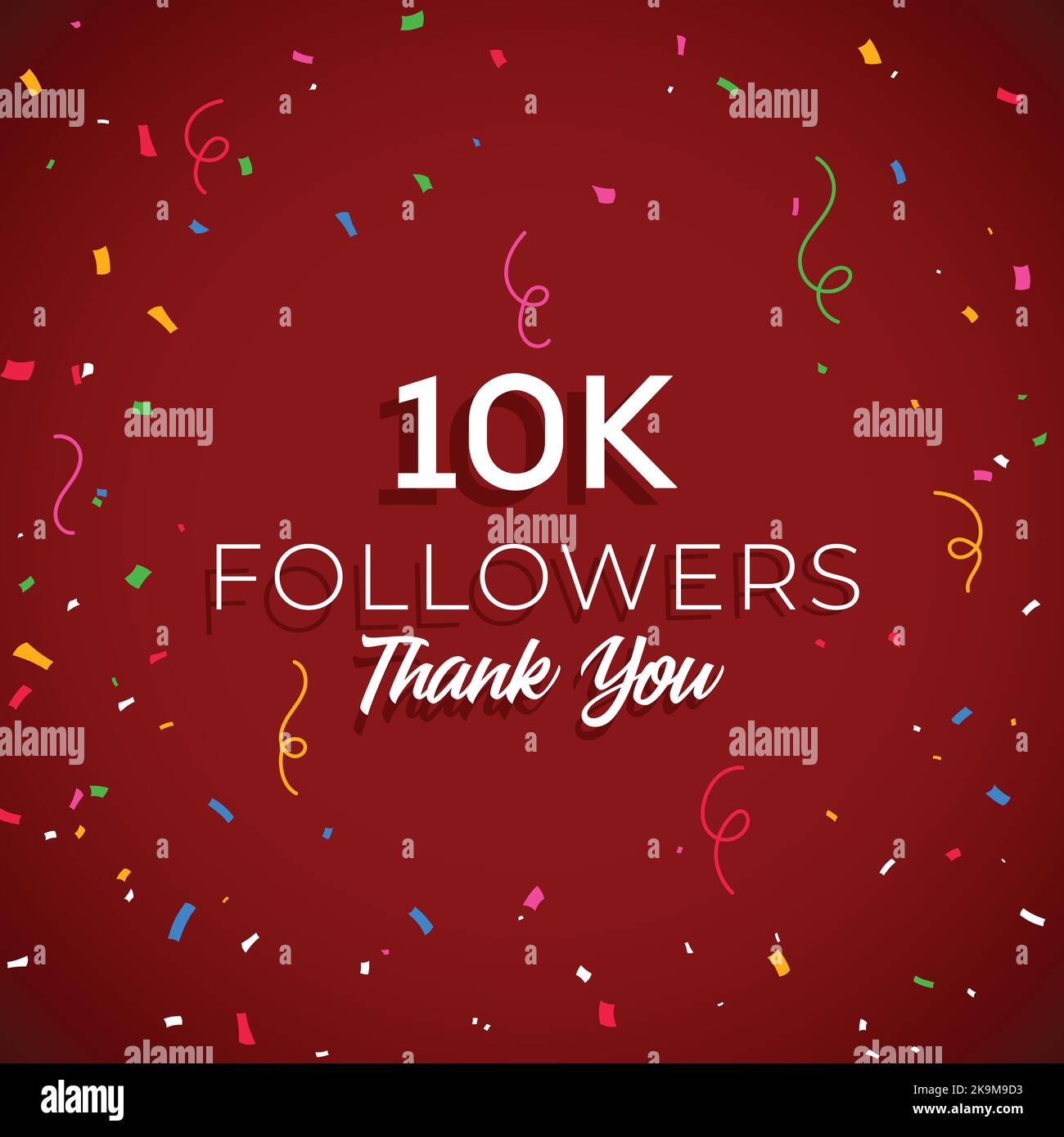 1 Million Followers. Social media followers vector illustration ...