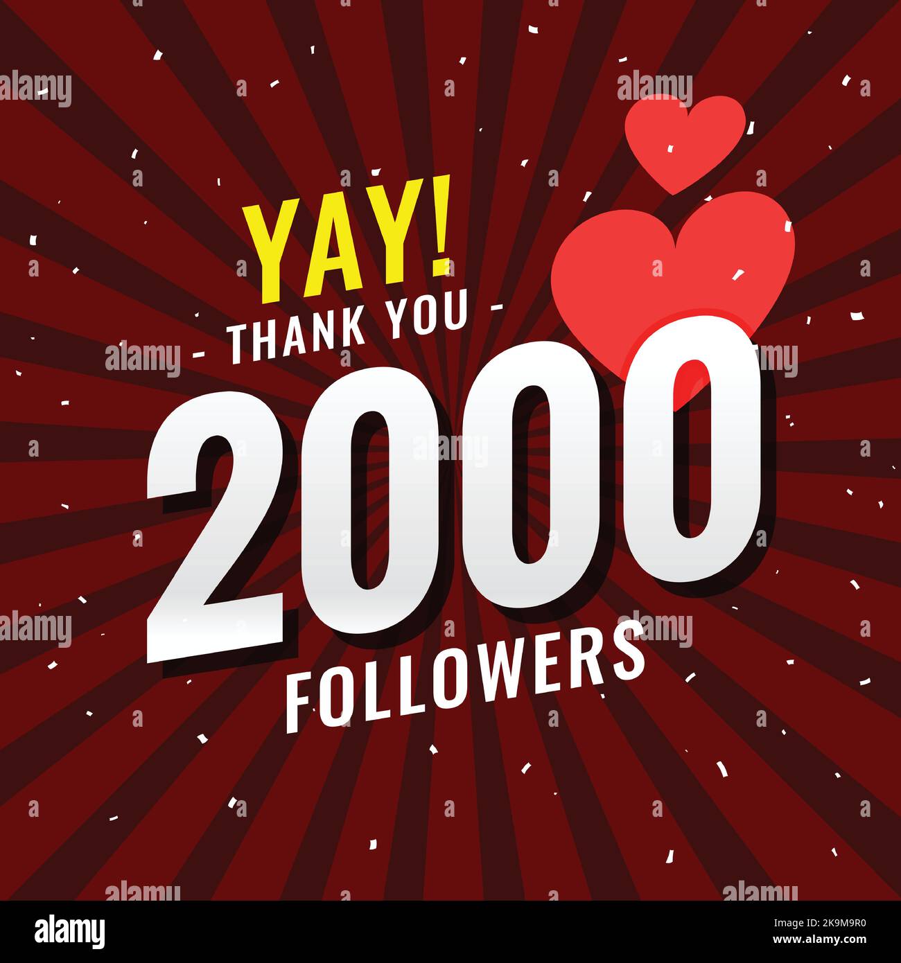 1 Million Followers. Social media followers vector illustration ...