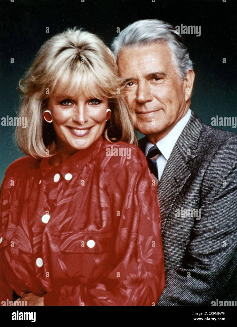 JOHN FORSYTHE and LINDA EVANS in DYNASTY (1981), directed by PHILIP ...