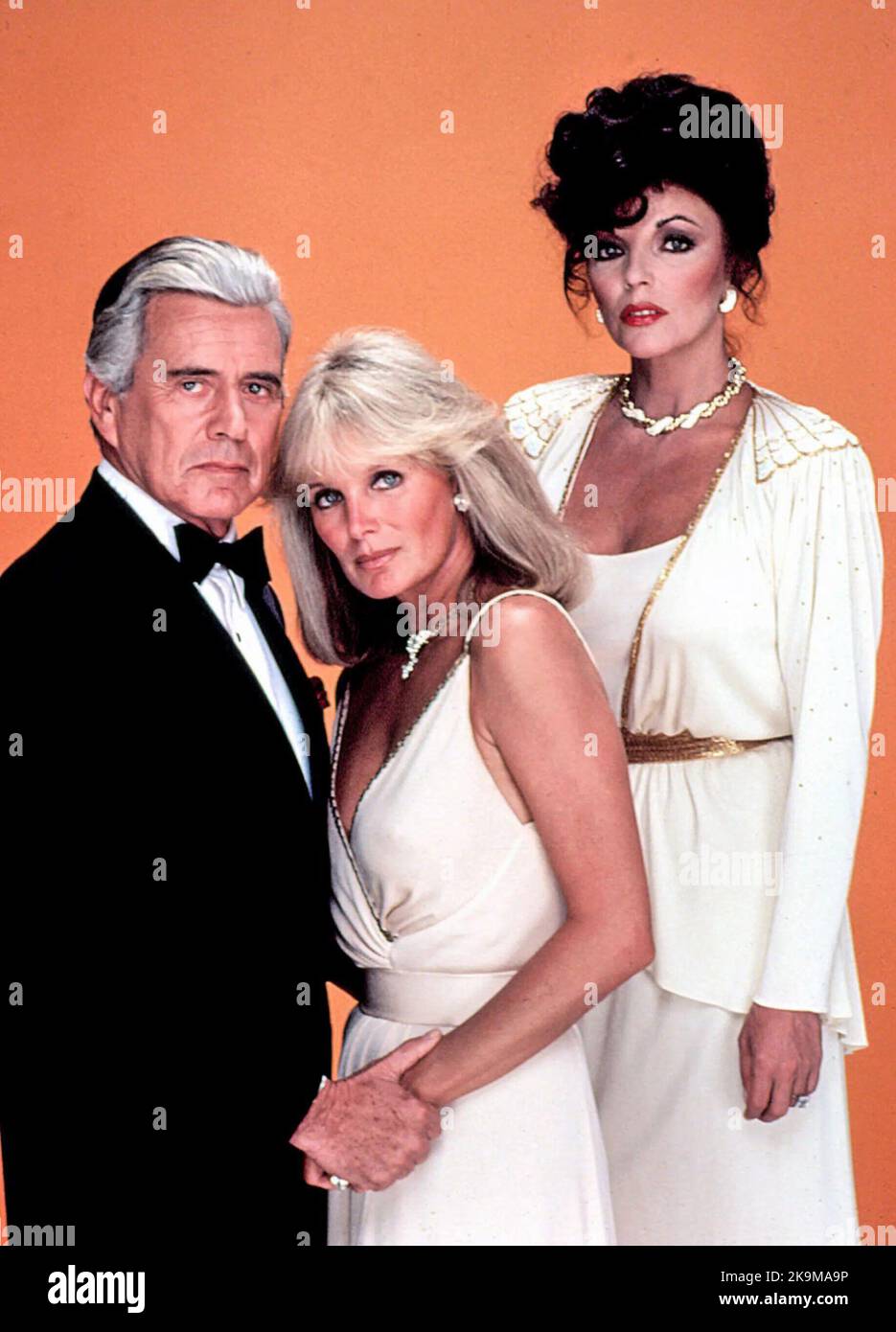 JOHN FORSYTHE, JOAN COLLINS and LINDA EVANS in DYNASTY (1981), directed ...