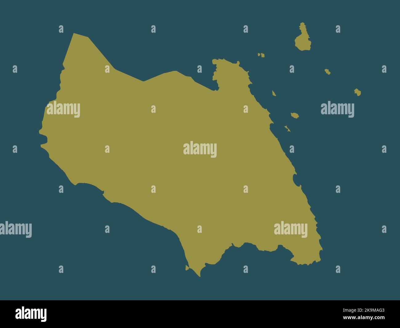 Johor, state of Malaysia. Solid color shape Stock Photo - Alamy