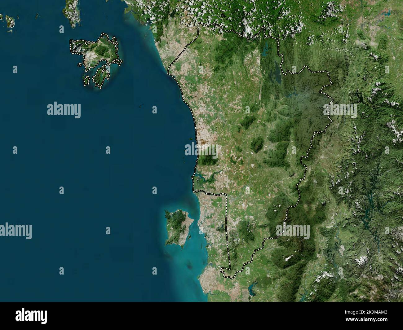 Kedah, state of Malaysia. High resolution satellite map Stock Photo - Alamy
