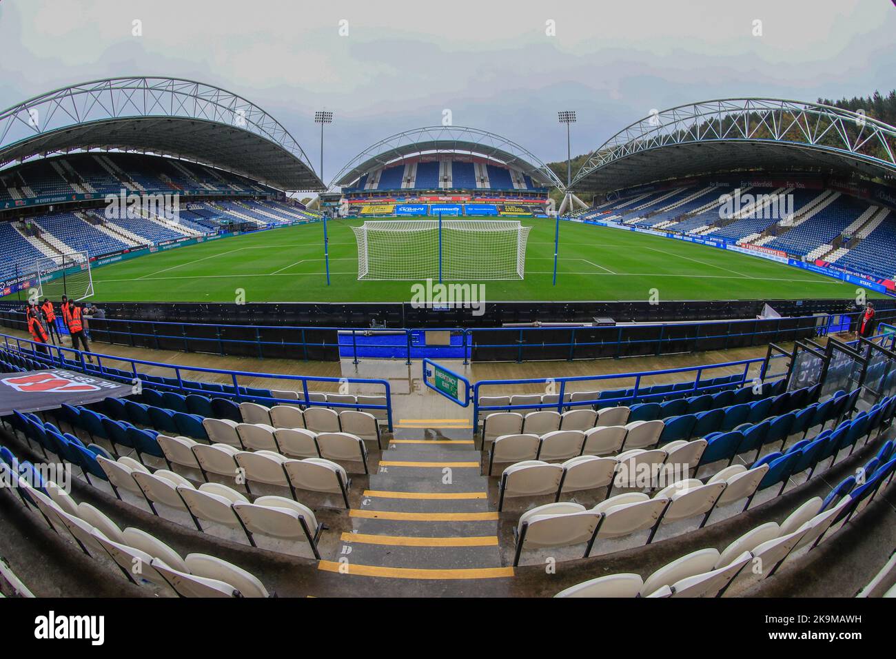 Interior view of the John Smith’s Stadium ahead of the Sky Bet ...