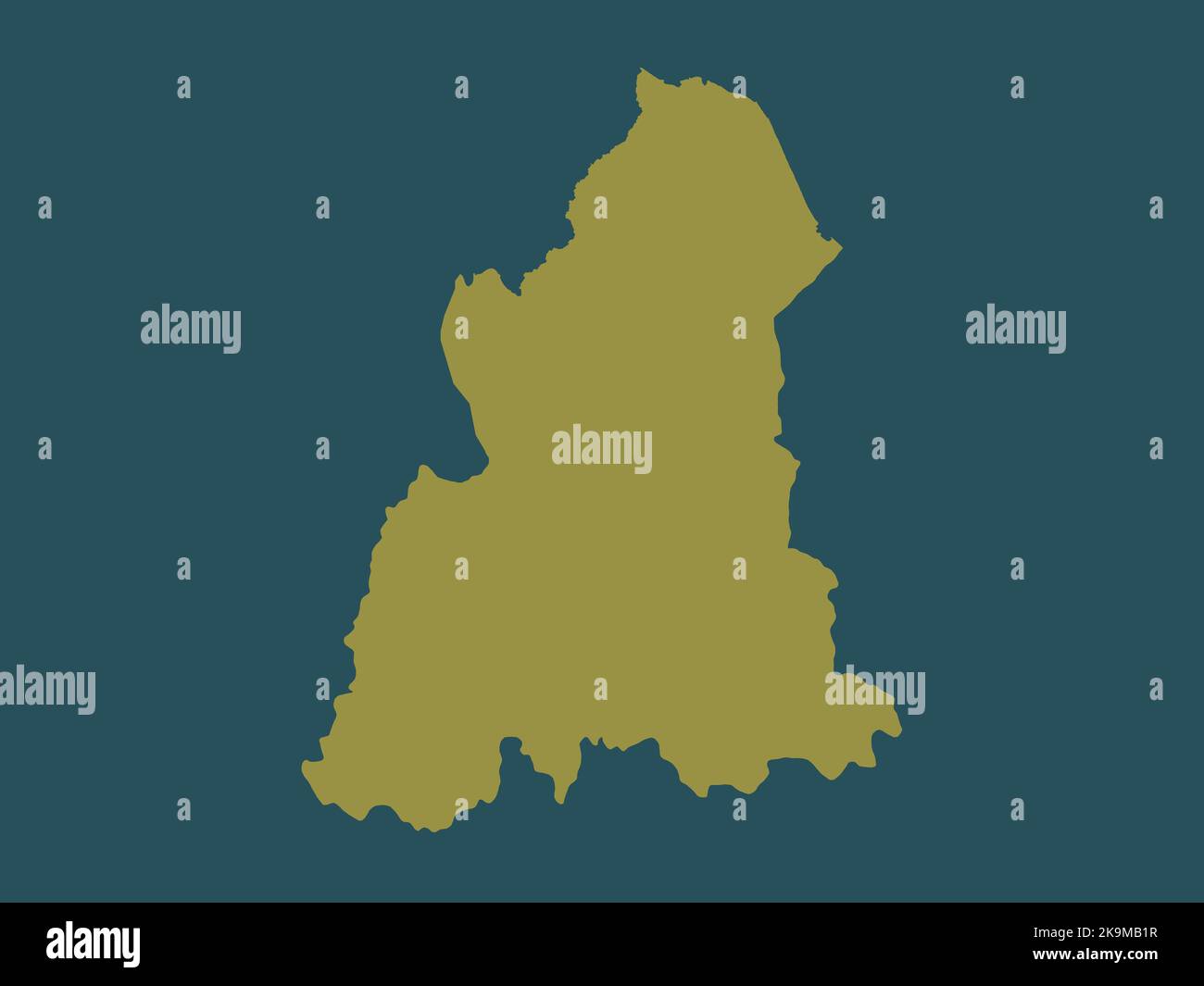 Kelantan, state of Malaysia. Solid color shape Stock Photo - Alamy