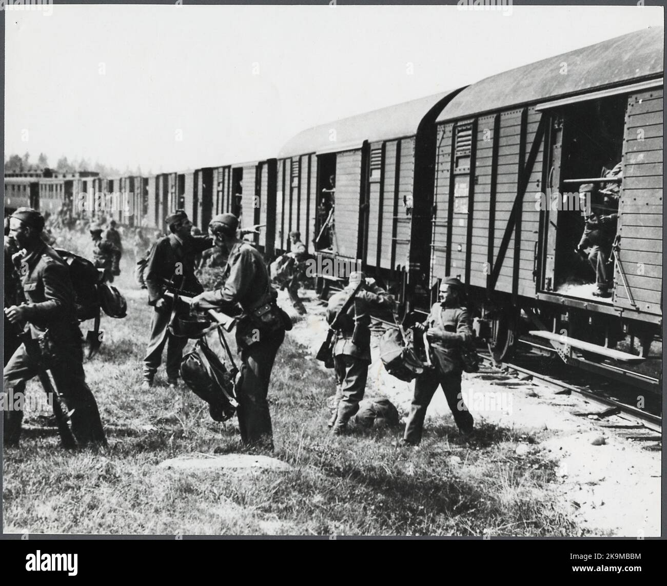Military railway hi-res stock photography and images - Alamy
