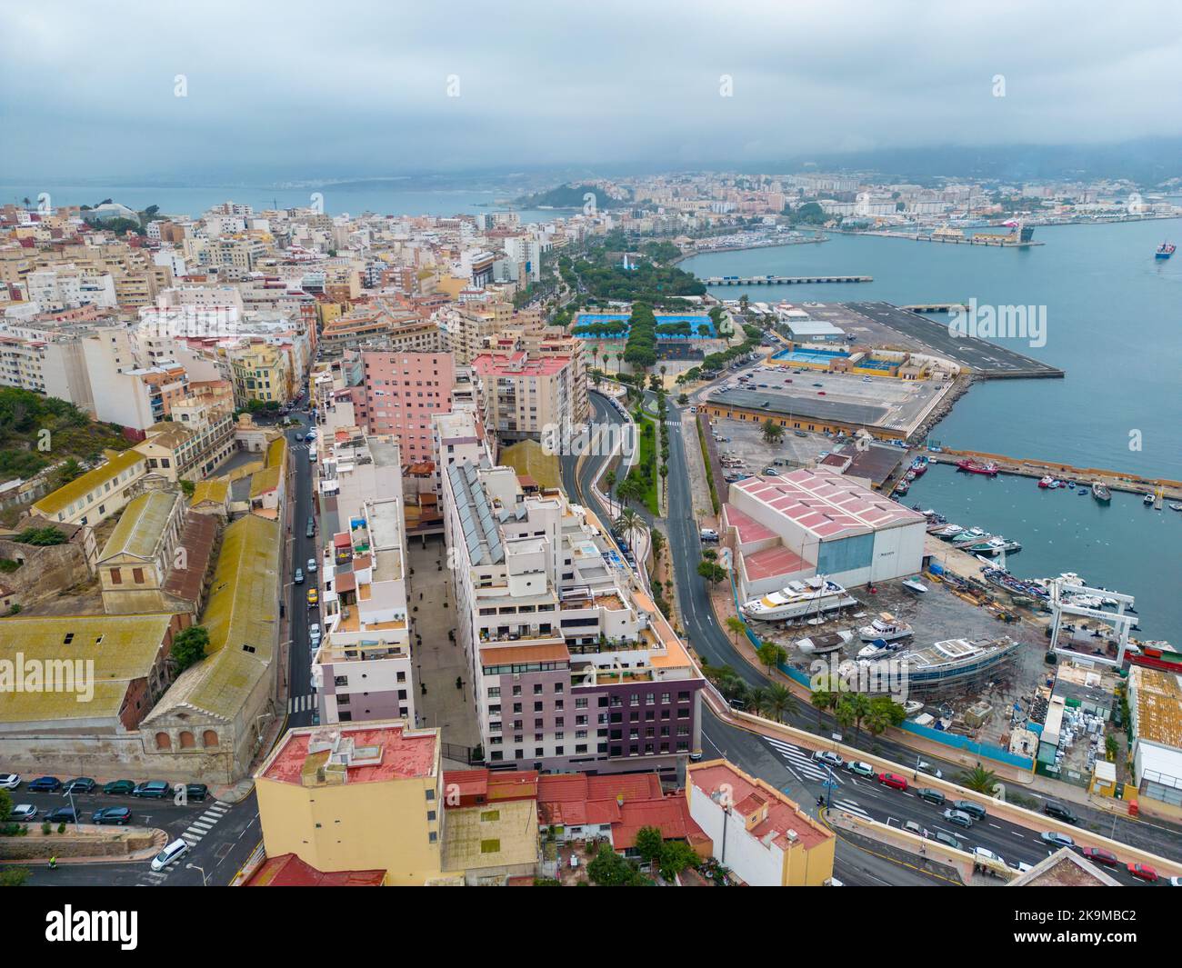 Ceuta Traditional Architecture in a Spanish Enclave in Africa. Ceuta Shares a Border with ...