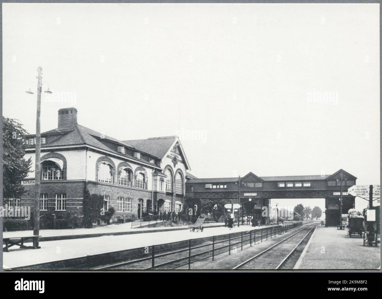 Alvesta railway station Stock Photo - Alamy