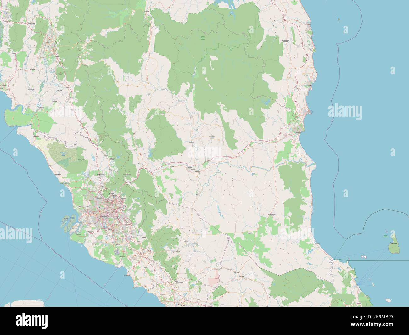 Map of pahang hi-res stock photography and images - Alamy