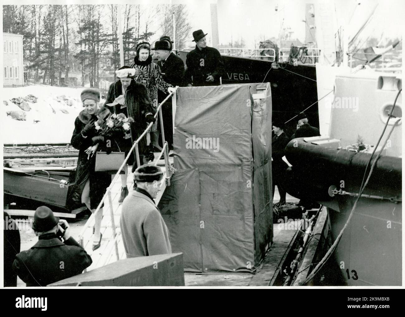 The inauguration of the tugboat "Simson Stock Photo - Alamy
