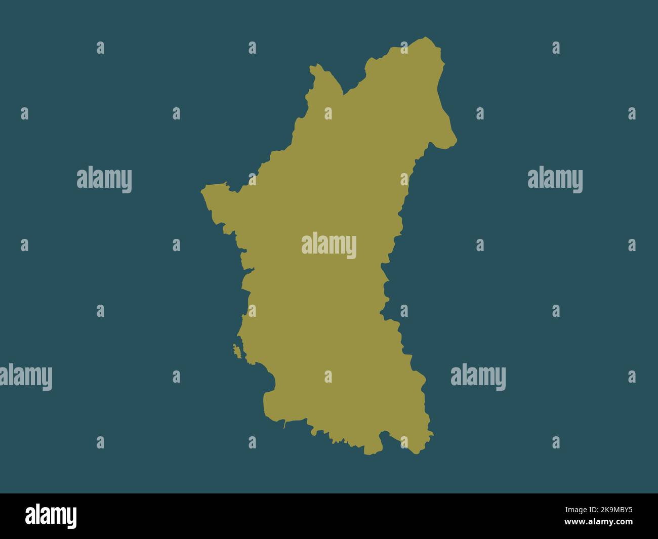 Perak, state of Malaysia. Solid color shape Stock Photo - Alamy