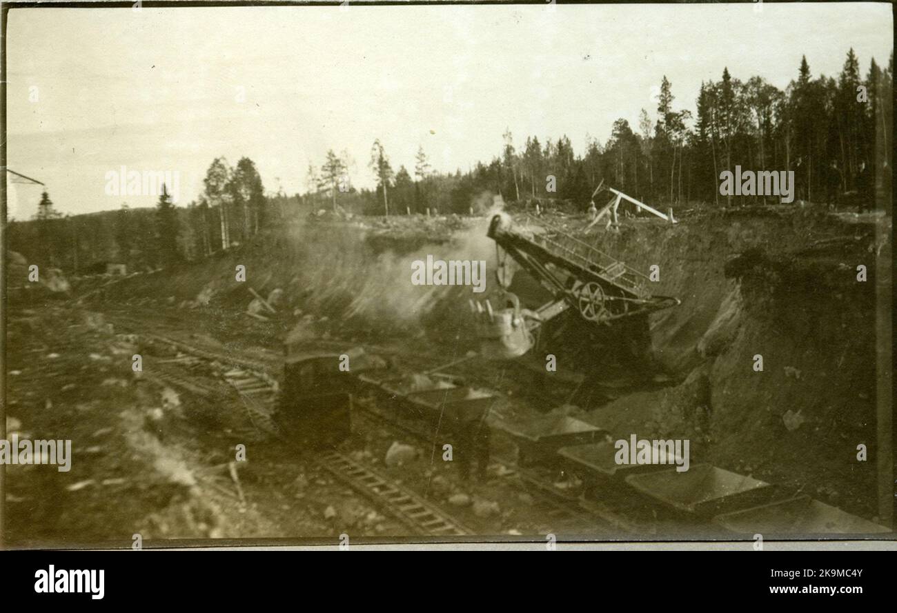 Slind. State Railways, SJ. Side shaft at 9 + 600 for bank no. 41. For ...