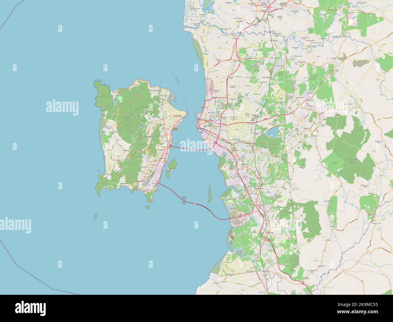 Shape pulau pinang state hi-res stock photography and images - Alamy