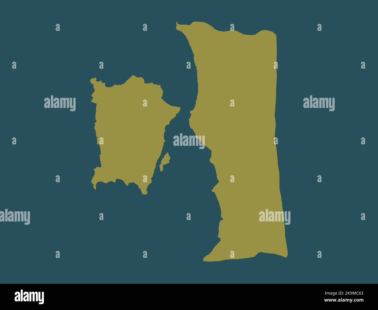 Pulau pinang outline map hi-res stock photography and images - Alamy
