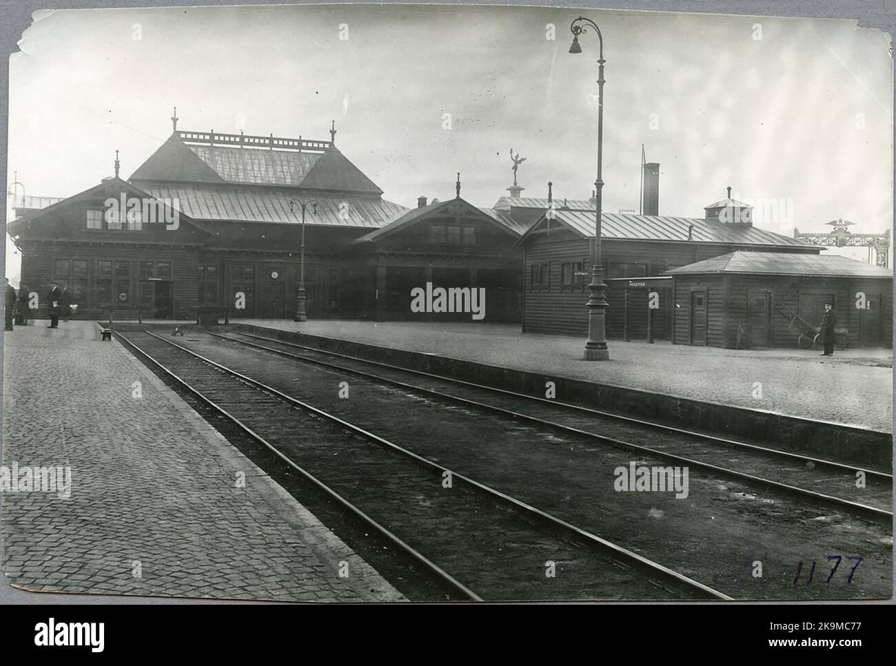 The station house at Helsingborg F (Ferry Station Stock Photo - Alamy