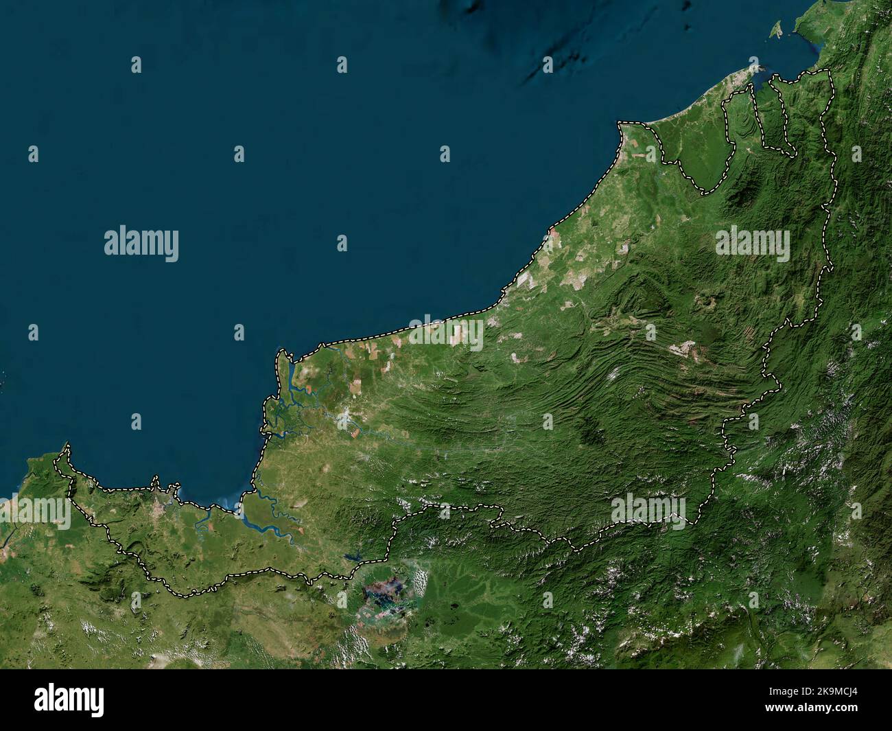 Sarawak outline map hi-res stock photography and images - Alamy