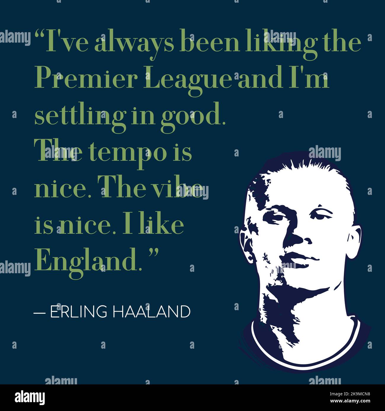 Erling haaland illustration hi-res stock photography and images - Alamy