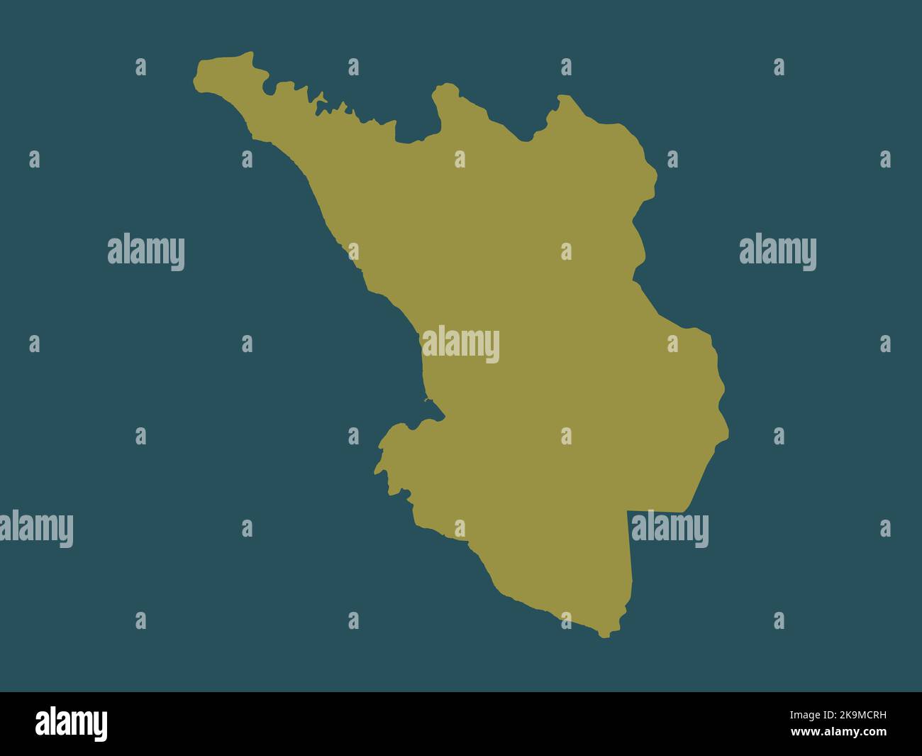 Selangor, state of Malaysia. Solid color shape Stock Photo - Alamy
