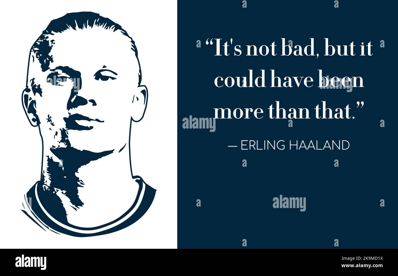 Erling haaland illustration hi-res stock photography and images - Alamy