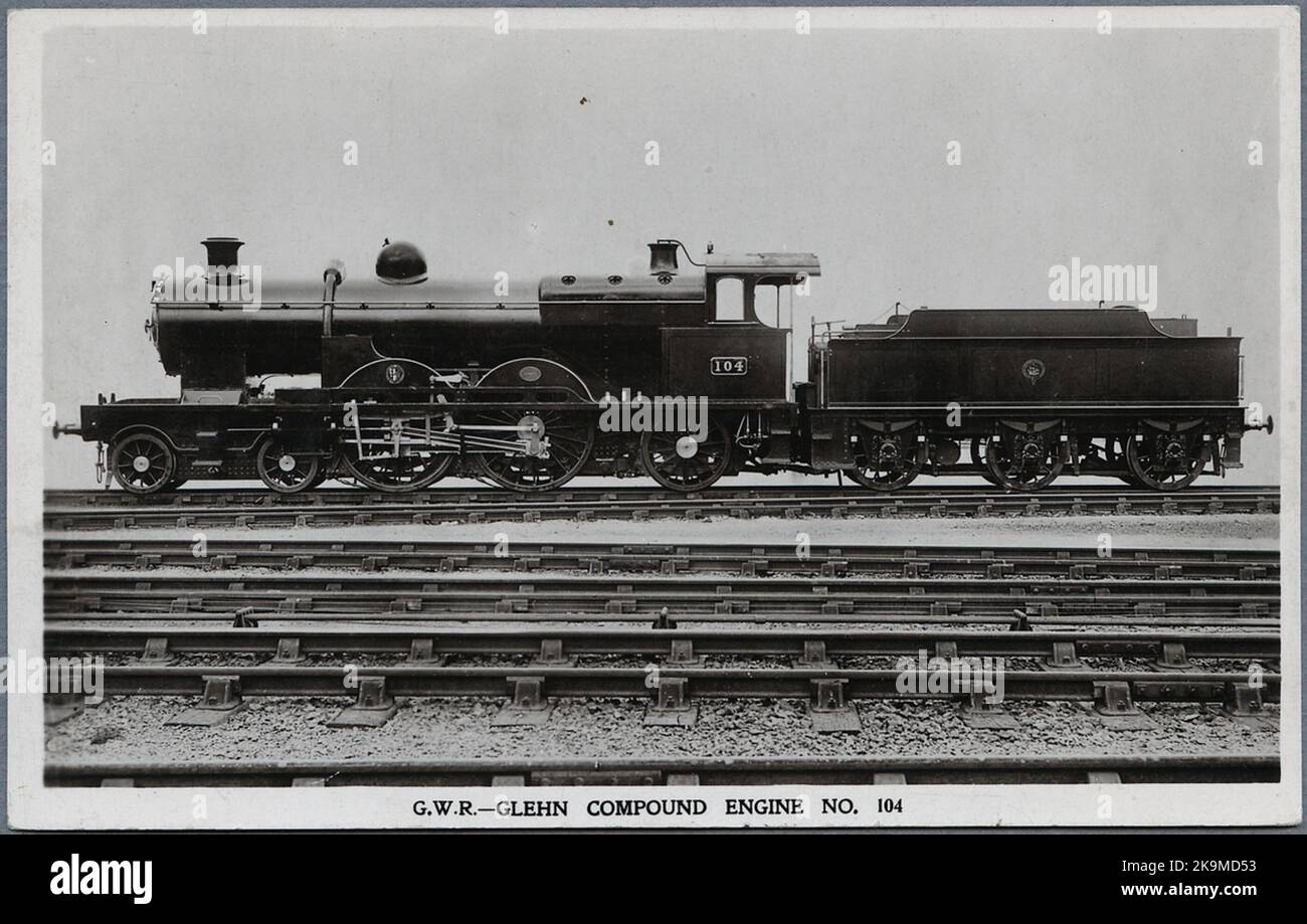 Great Western Railway, G.W.R. lok 104 Stock Photo - Alamy