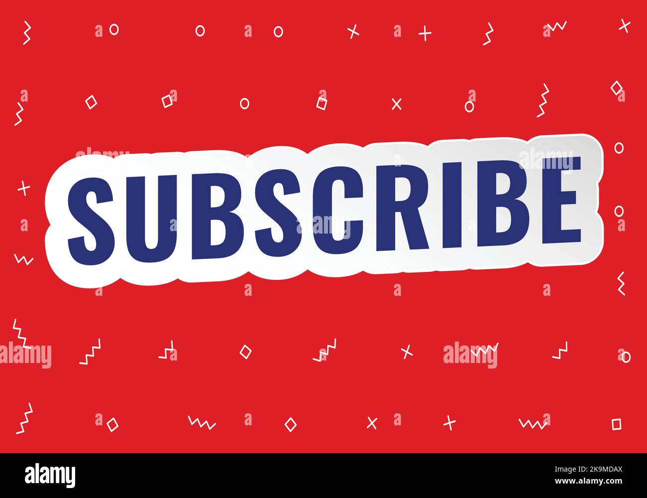 Subscribe button editable vector file. Best ideas for social media ...