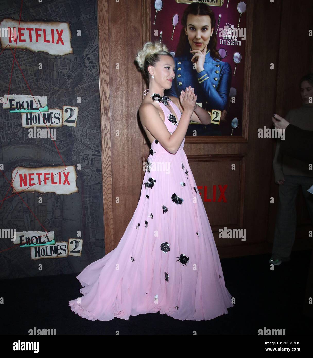 New York Premiere Of 'Enola Holmes 2'. -PICTURED: Millie Bobby Brown ...