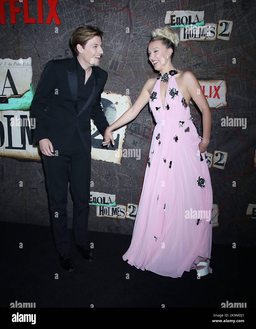 New York Premiere Of 'Enola Holmes 2'. -PICTURED: Millie Bobby Brown ...