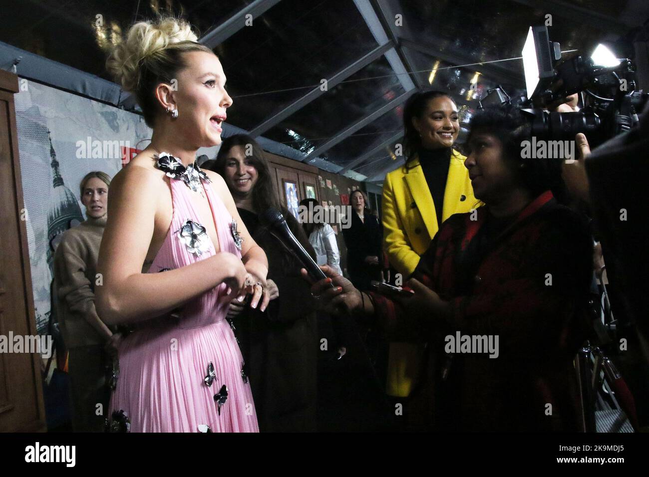 New York Premiere Of 'Enola Holmes 2'. -PICTURED: Millie Bobby Brown ...