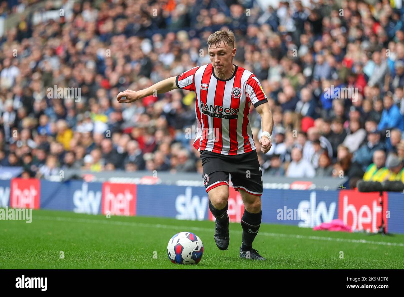 Ben Osborn #23 of Sheffield United in action during the Sky Bet ...
