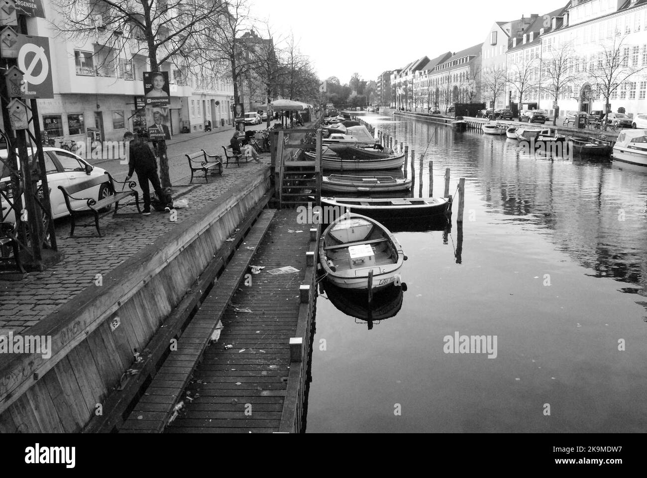 Copenhagen/Denmark/29 October 2022/ Life at christianshavn canal on ...