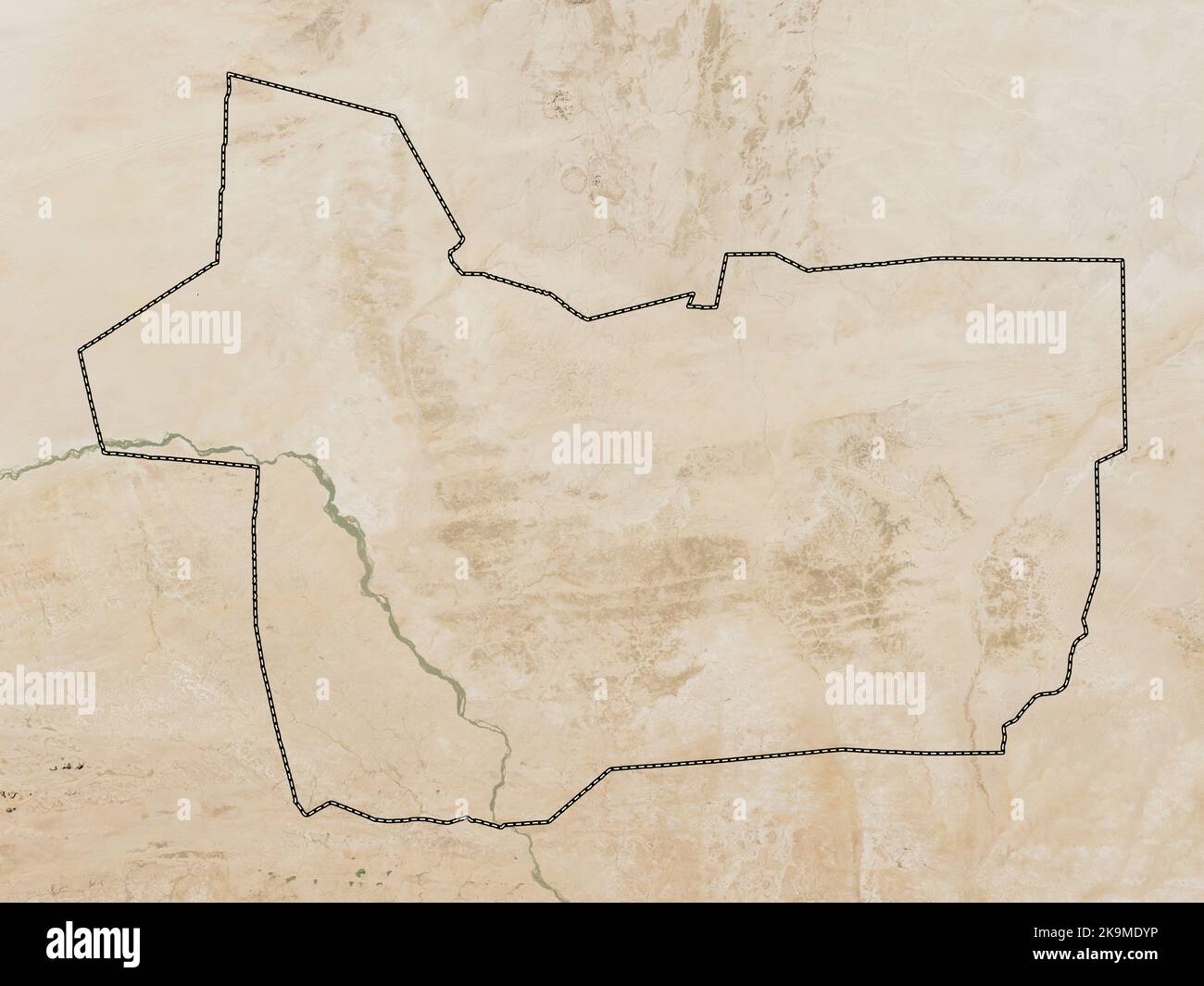 Gao, region of Mali. Low resolution satellite map Stock Photo - Alamy