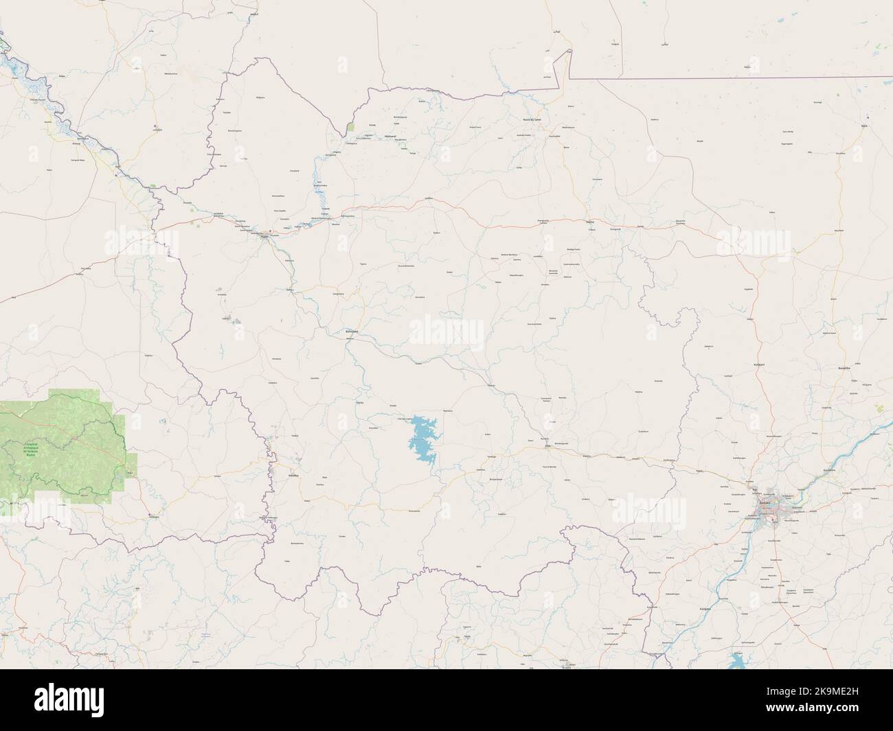 Kayes outline map hi-res stock photography and images - Alamy