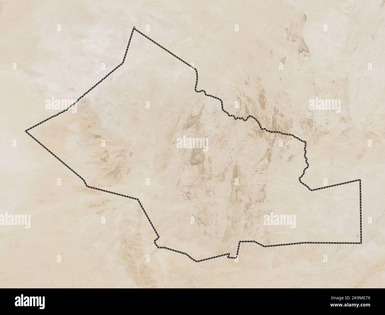 Kidal, region of Mali. Low resolution satellite map Stock Photo - Alamy