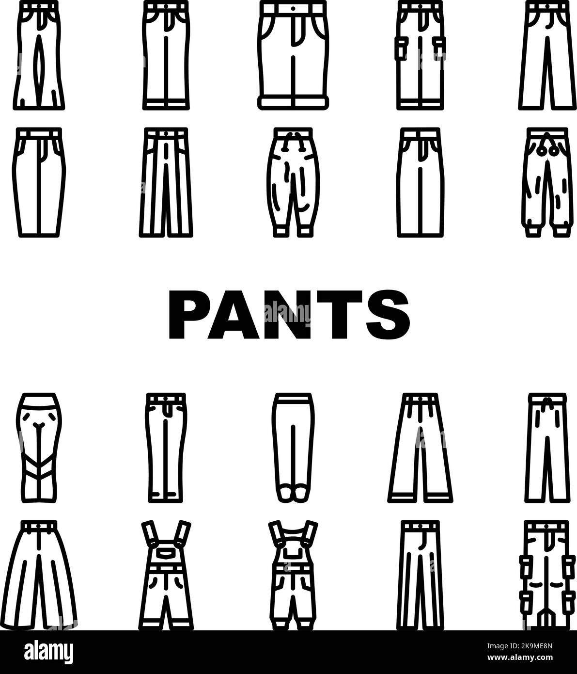 Unisex trousers Black and White Stock Photos & Images - Alamy