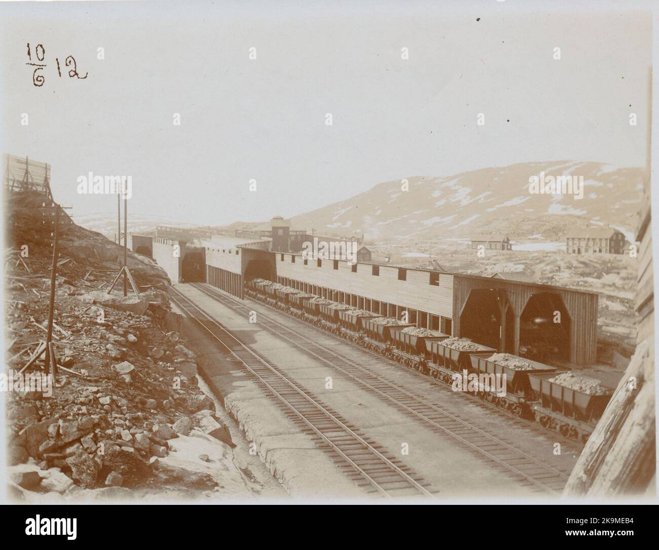 Western part of the national border yard Stock Photo - Alamy