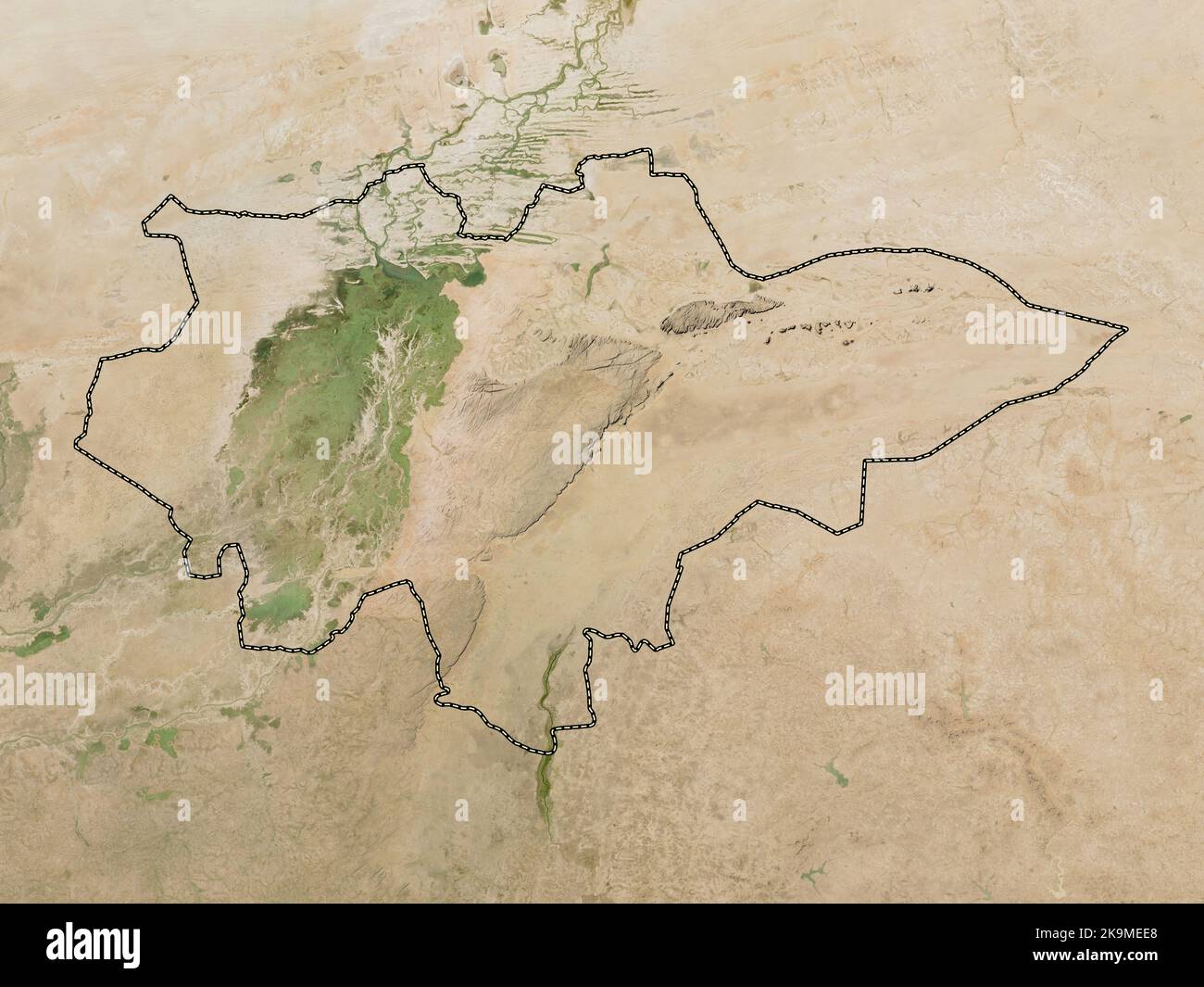 Mopti, region of Mali. Low resolution satellite map Stock Photo - Alamy