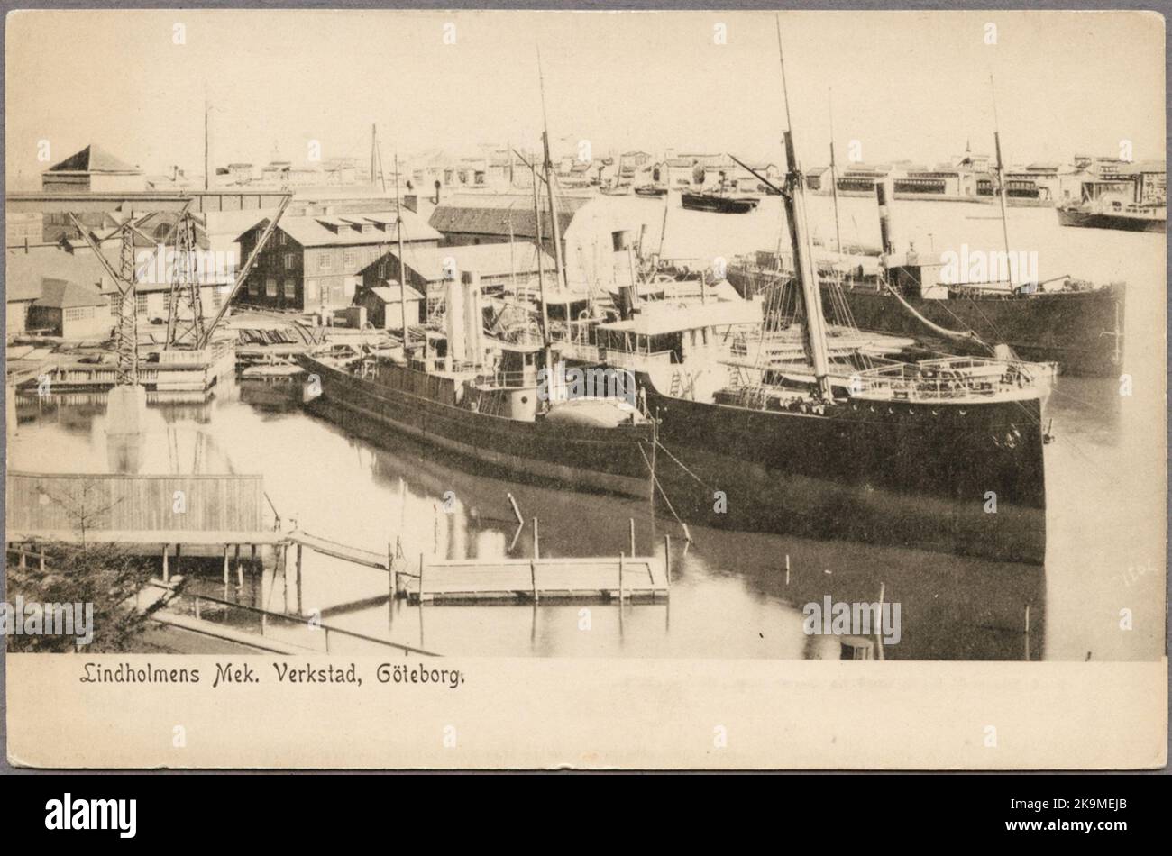 Lindholmen's mechanical workshop Stock Photo - Alamy